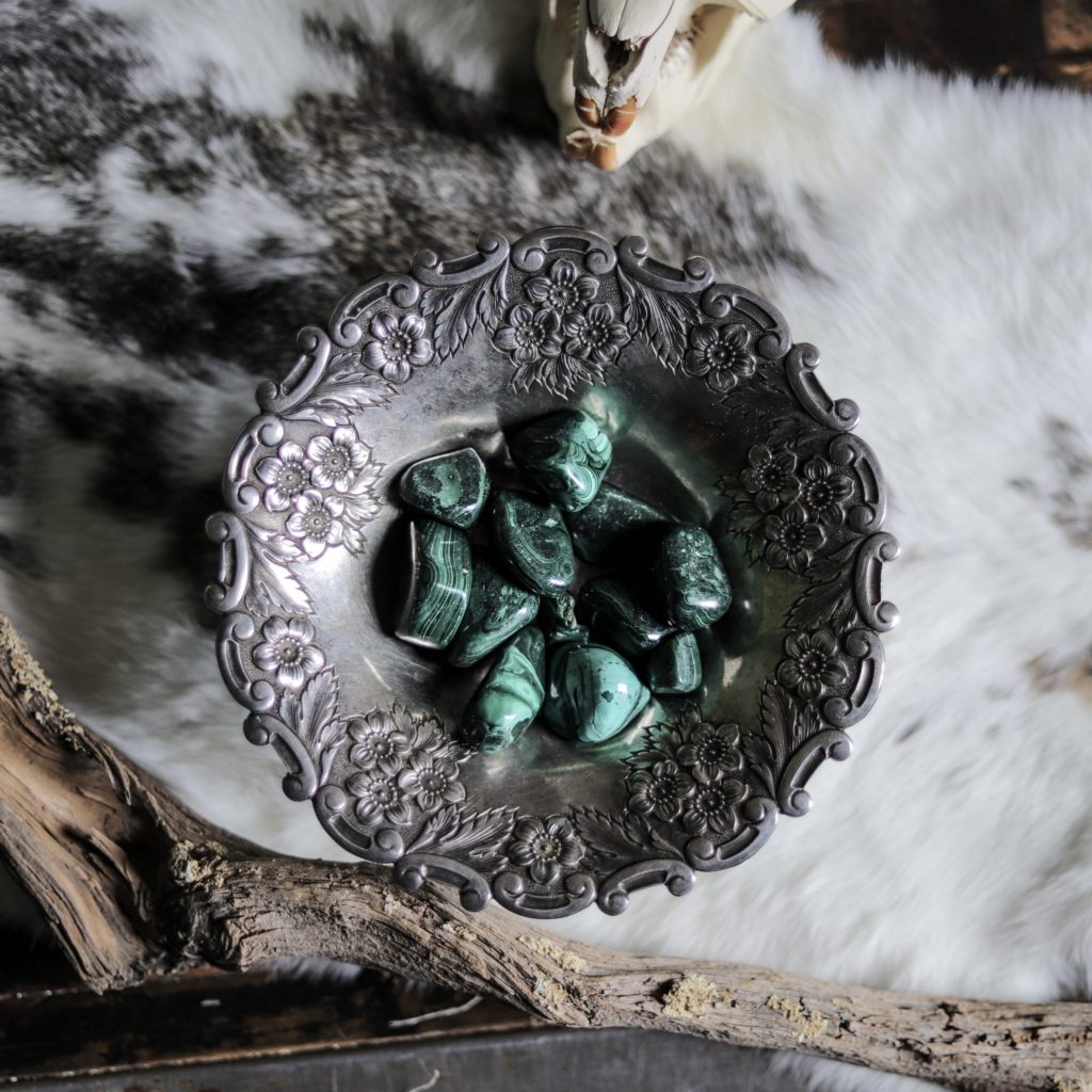 Single Polished Malachite Stone. - RitualCravt | Denver, CO