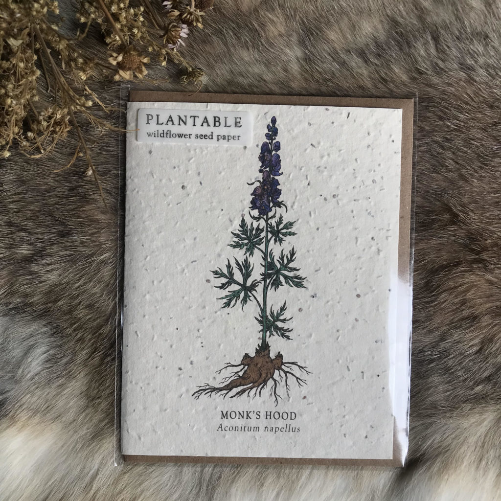 Plantable Wildflower Seed Paper Cards. By The Bower Studio. - RitualCravt